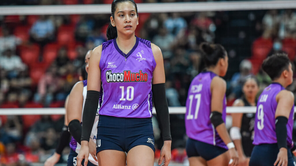 Kat Tolentino to miss time for Choco Mucho after appendix rupture